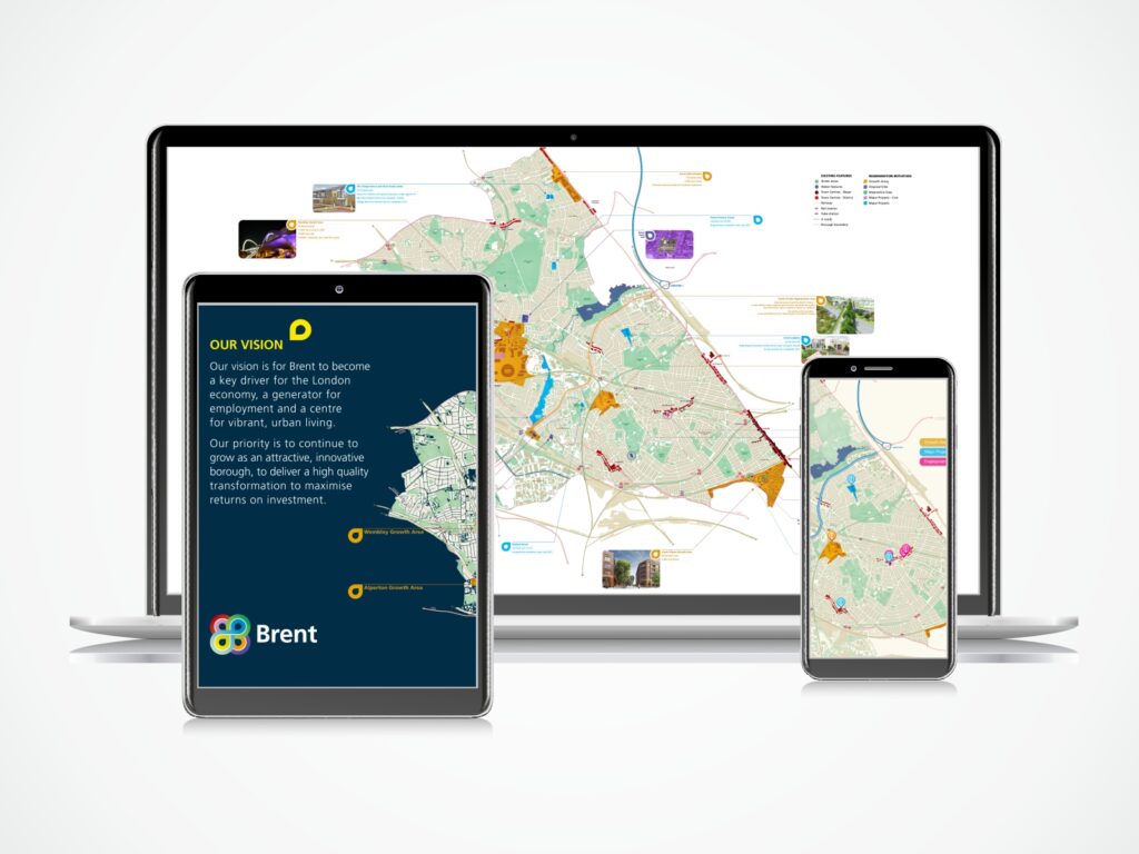 Brent Regeneration Developments Map - Urban Graphics