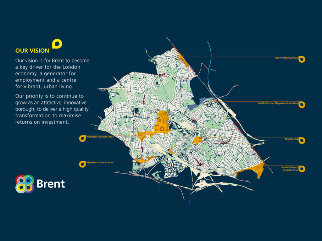 Brent Regeneration Developments Map - Urban Graphics