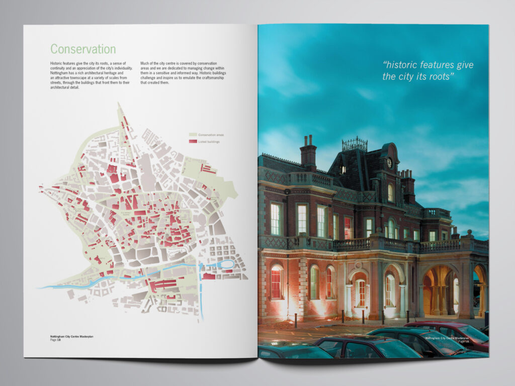 Nottingham City Centre Masterplan - Urban Graphics